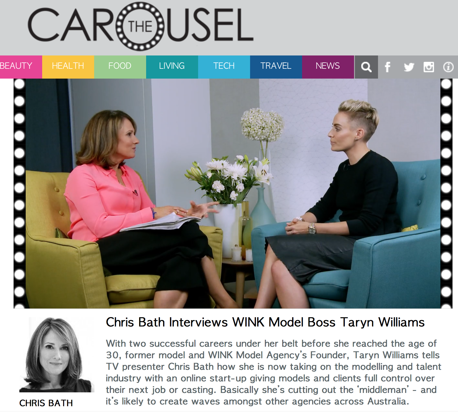 Chris Bath Interviews WINK Model Boss Taryn Williams - WINK Models