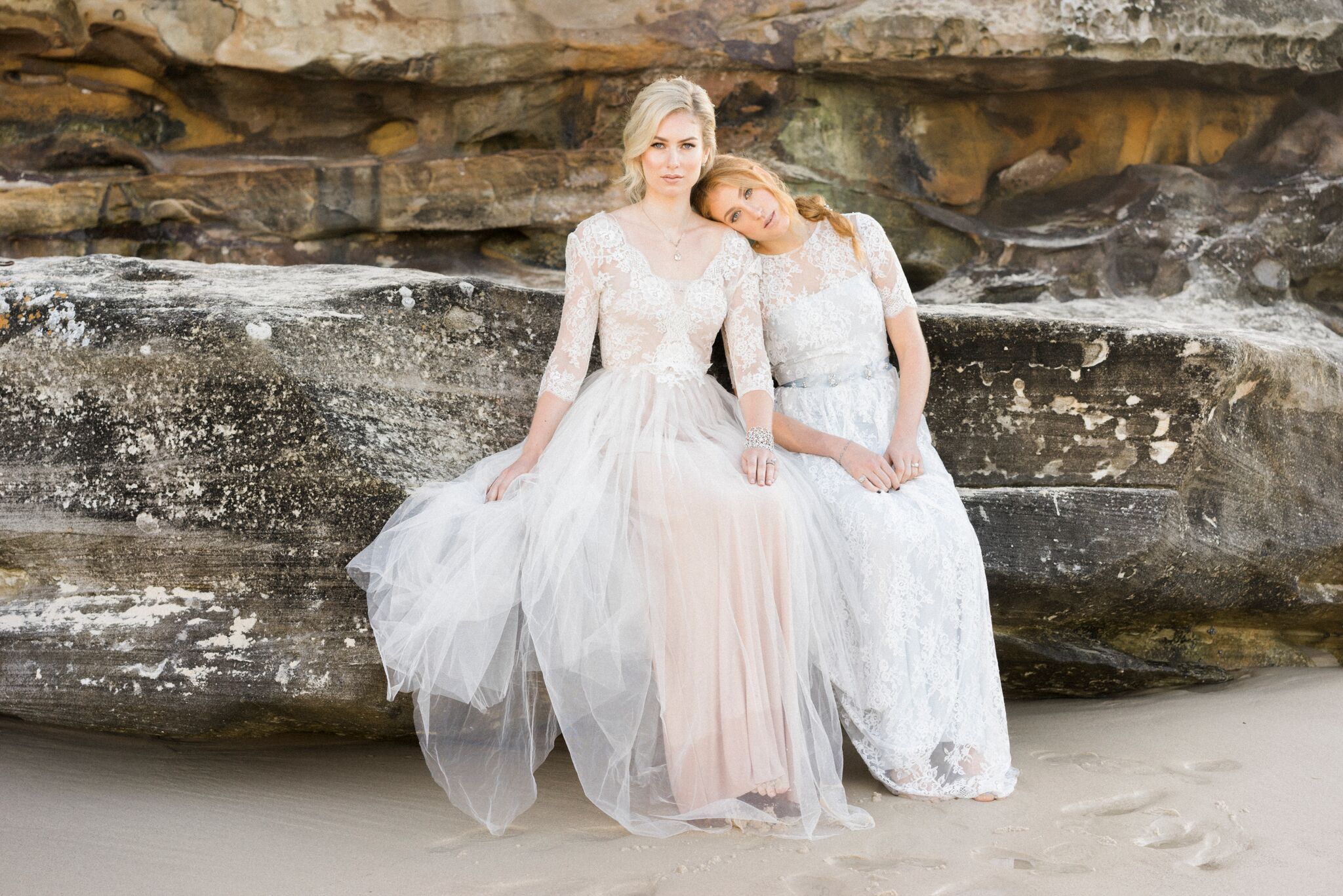 Wedding models for Pastel Beach bridal shoot - WINK Models