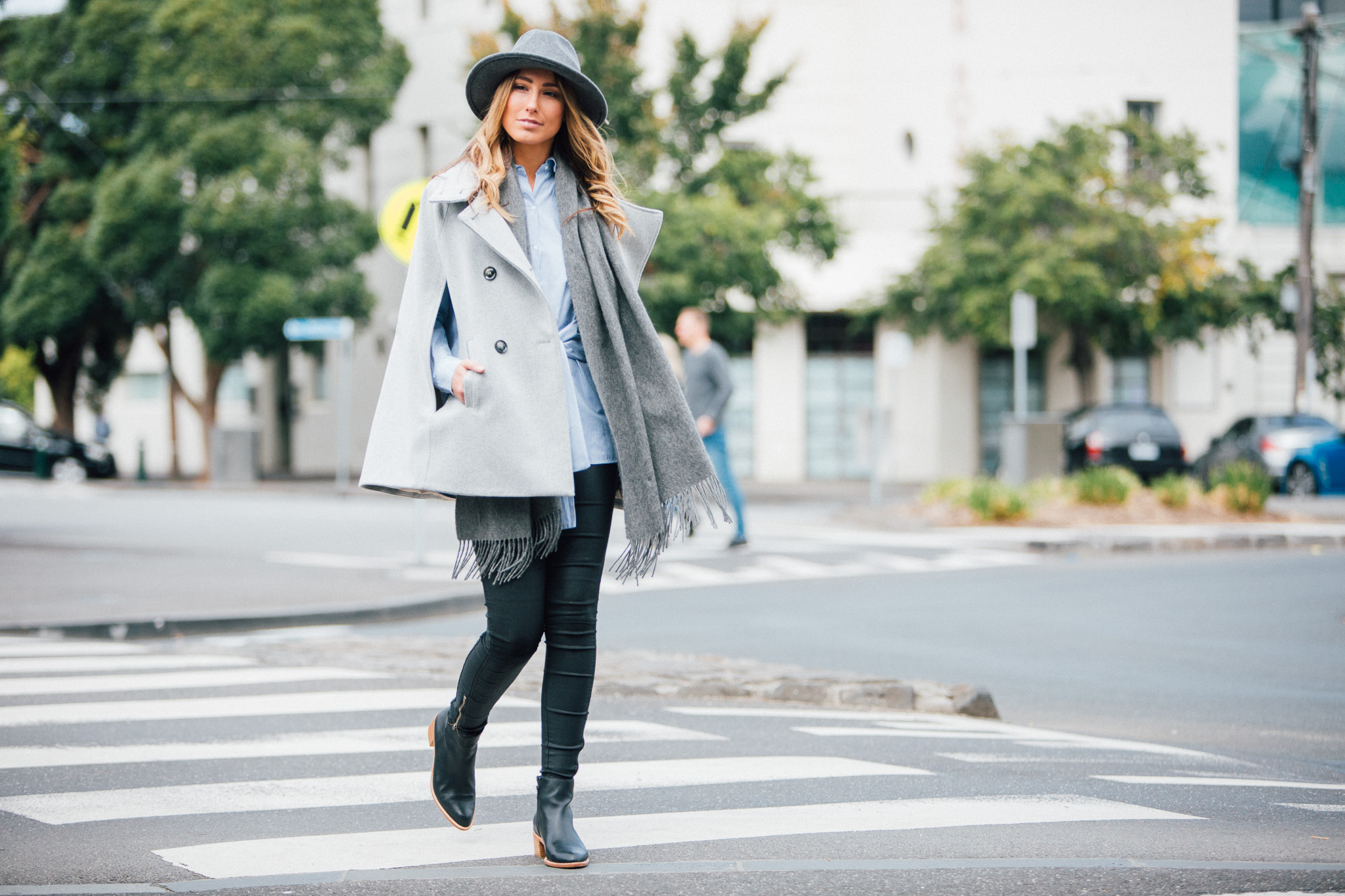 Fashion model, Alisha Rutherford, shoots e-commerce for Allora Capes ...